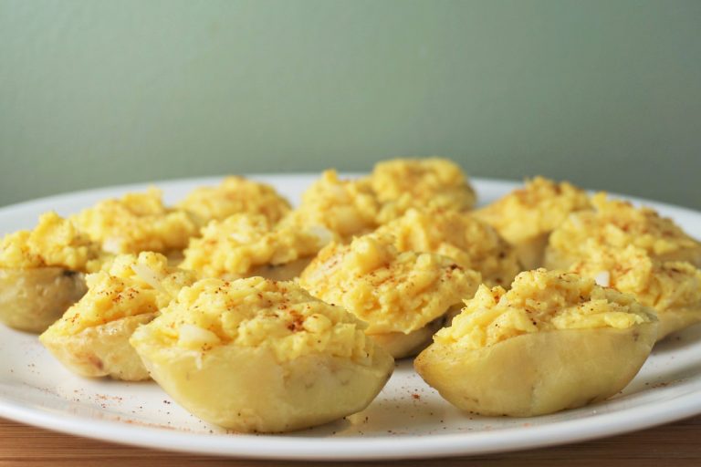 Deviled Potatoes - Blooming Vegan