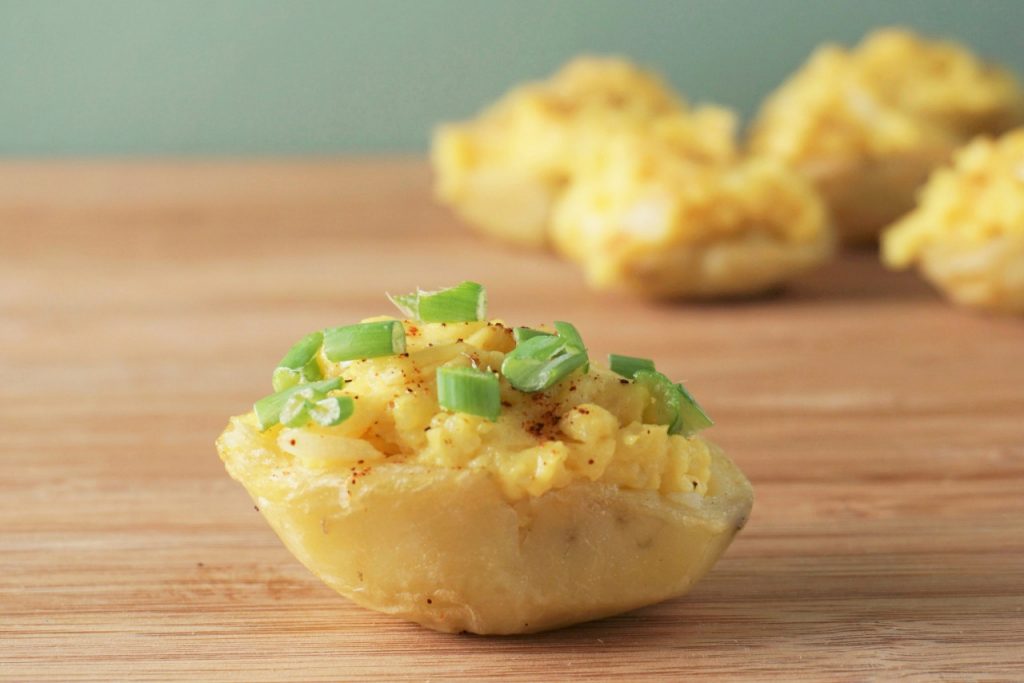 Deviled Potatoes - Blooming Vegan